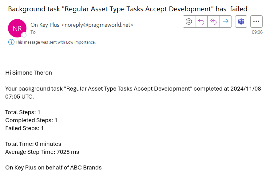 Notification Examples